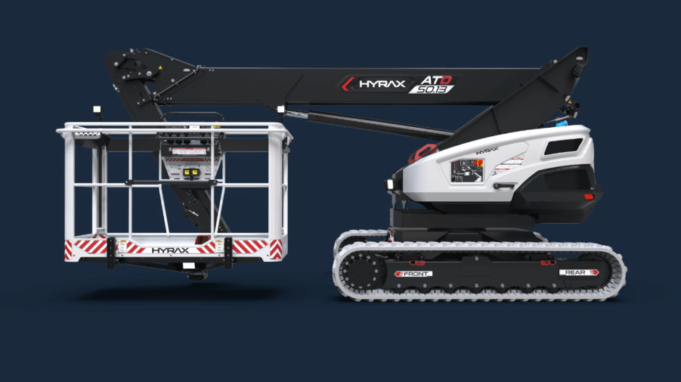 This is the HYRAX aerial lift 50.43 - HYRAX Aerial Lifts