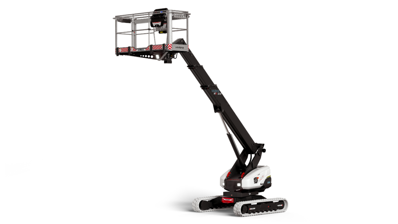 This is the HYRAX aerial lift 27.41 - HYRAX Aerial Lifts